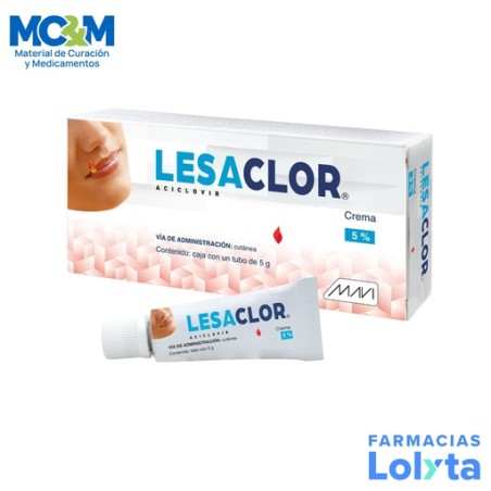 ACICLOVIR CREMA 5% C/5 G LESACLOR LAB MAVI | Website MC&M