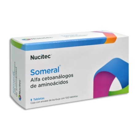 ALFA CETOANALOGOS DE AMINOACIDOS 630 MG C/100 TAB SOMERAL LAB NUCITEC ...