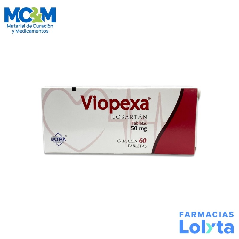 LOSARTAN 50 MG C/60 TAB VIOPEXA LAB ULTRA | Website MC&M