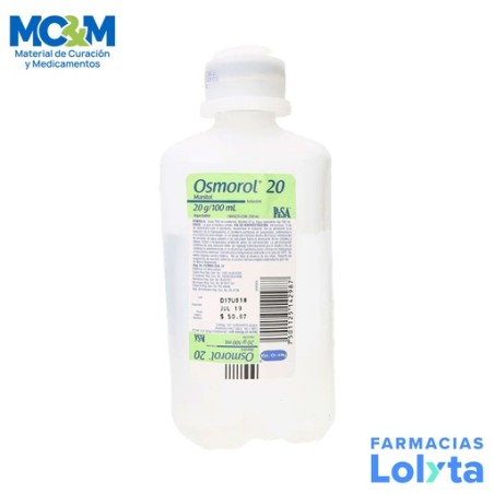 MANITOL 20G/100ML SOL INY C/250 ML OSMOROL LAB PISA | Website MC&M